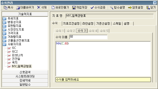 이평과 이평사이에 색상입히기 일목응용 선옵투자노하우 선물옵션 팍스넷 증권포털